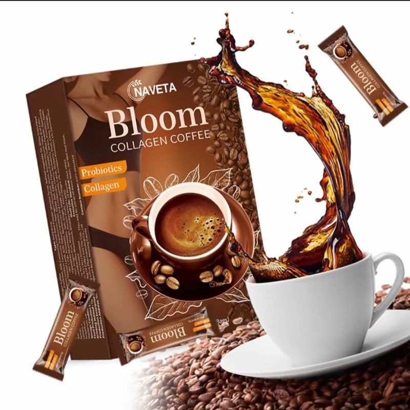 Jual Kopi collagen bloom kopi pelangsing peluntur lemak isi 12 saset ...