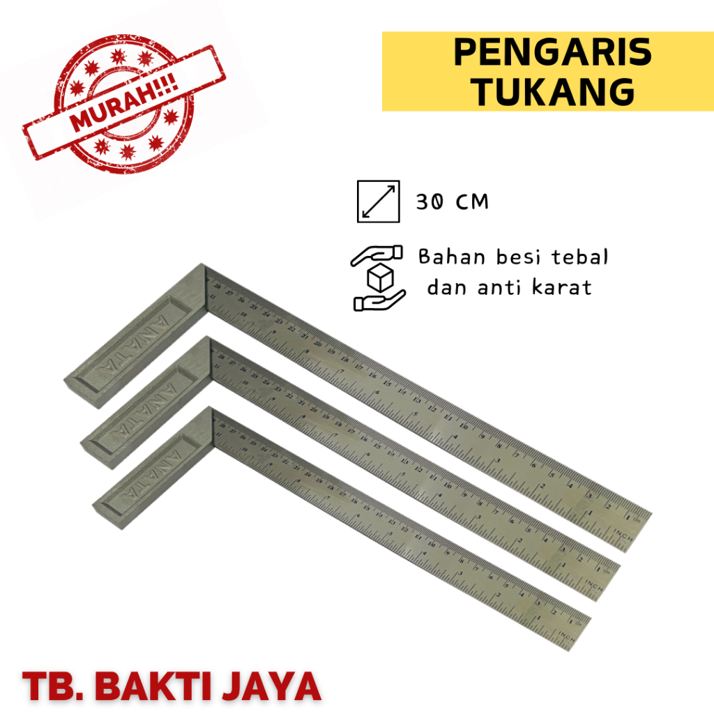 Jual SIKU TUKANG / PENGGARIS SIKU / SIKU TUKANG WELL / SIKU TUKANG 30 ...