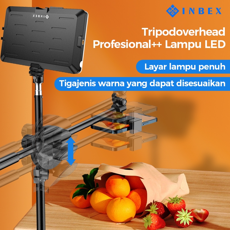 Jual INBEX 6 inch RGB panel Lampu LED Video Light Tripod Pembuatan ...