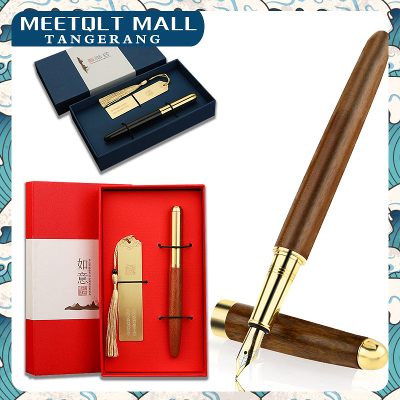 Jual Fountain Pen Gift Set-Gift Set Calligraphy Fountain Pen-Kotak Kado ...