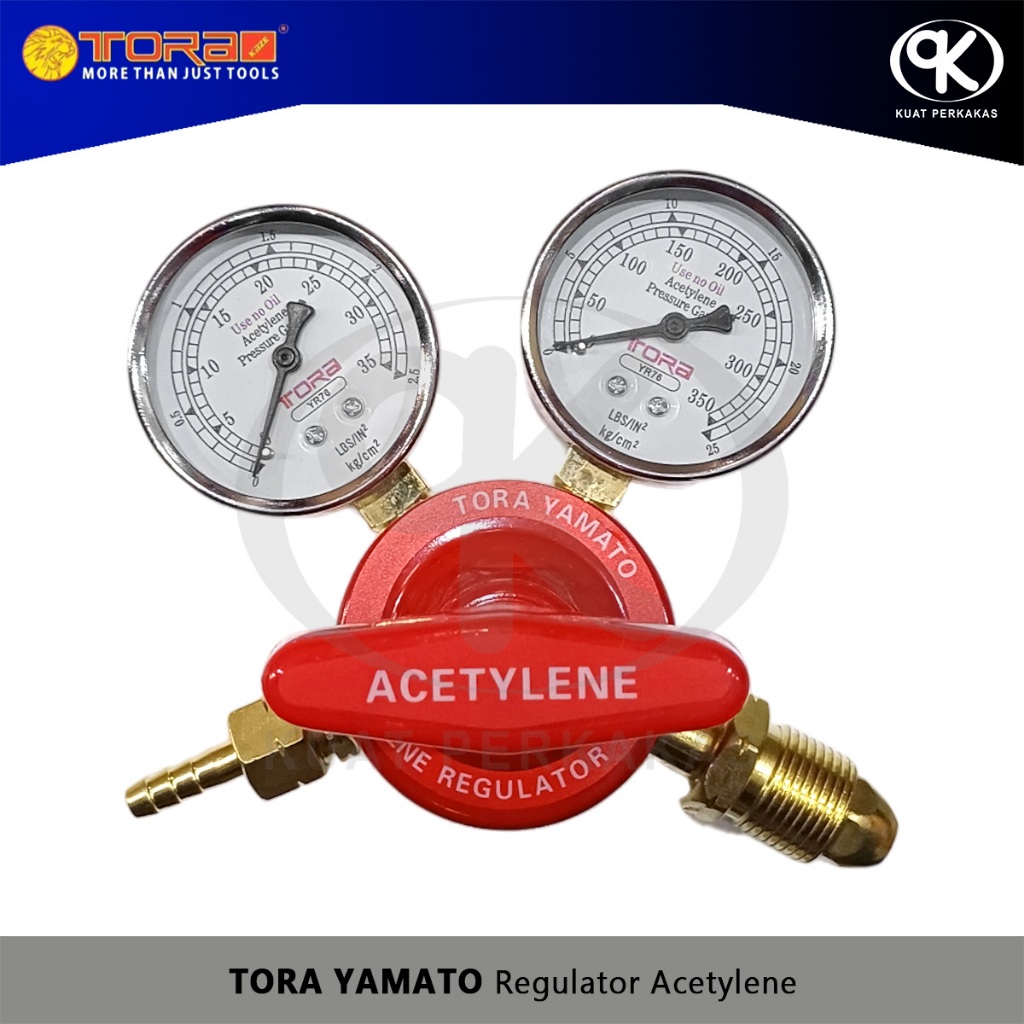 Jual TORA YAMATO Regulator Acetylene / Welding Regulator Las ACY YR-76 | Shopee Indonesia