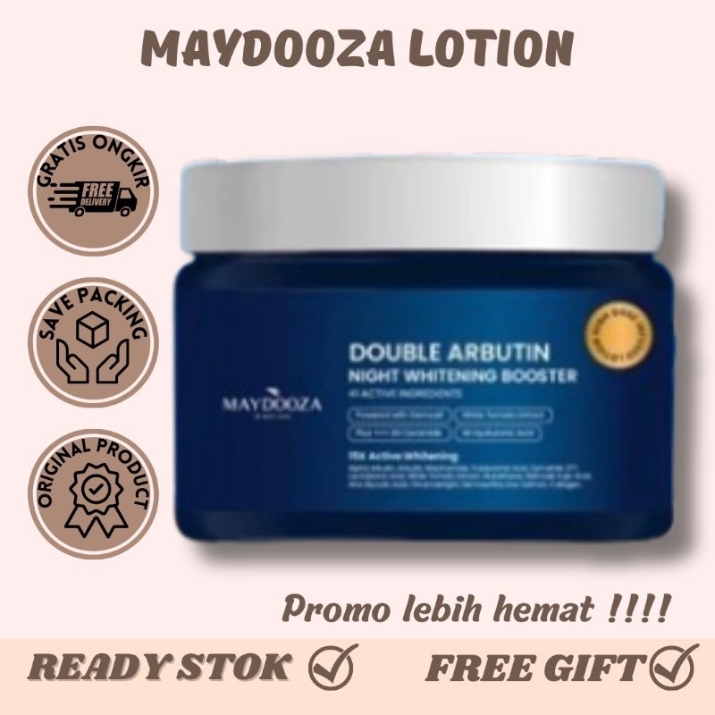 Jual [SALE] MAYDOOZA DOUBLE ARBUTIN NIGHT WHITENING BOOSTER BODY LOTION ...