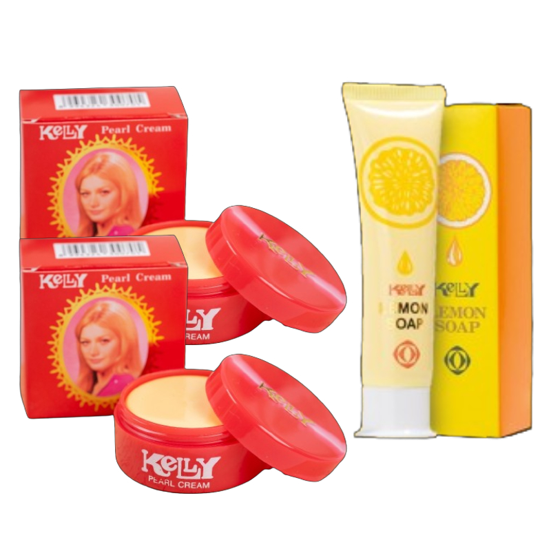 Jual PAKET KELLY | 2 Pearl Cream 15g & 1 Lemon Soap 15g | Shopee Indonesia