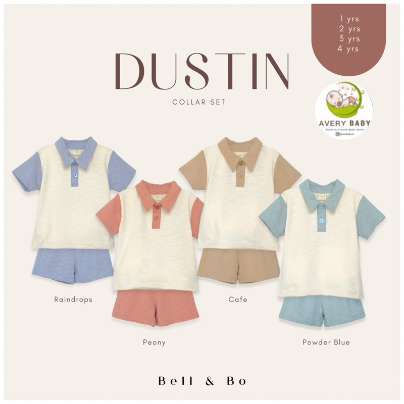 Jual BELL & BO DUSTIN COLLAR SET/ POLO SET / SETELAN POLO ANAK Basic ...