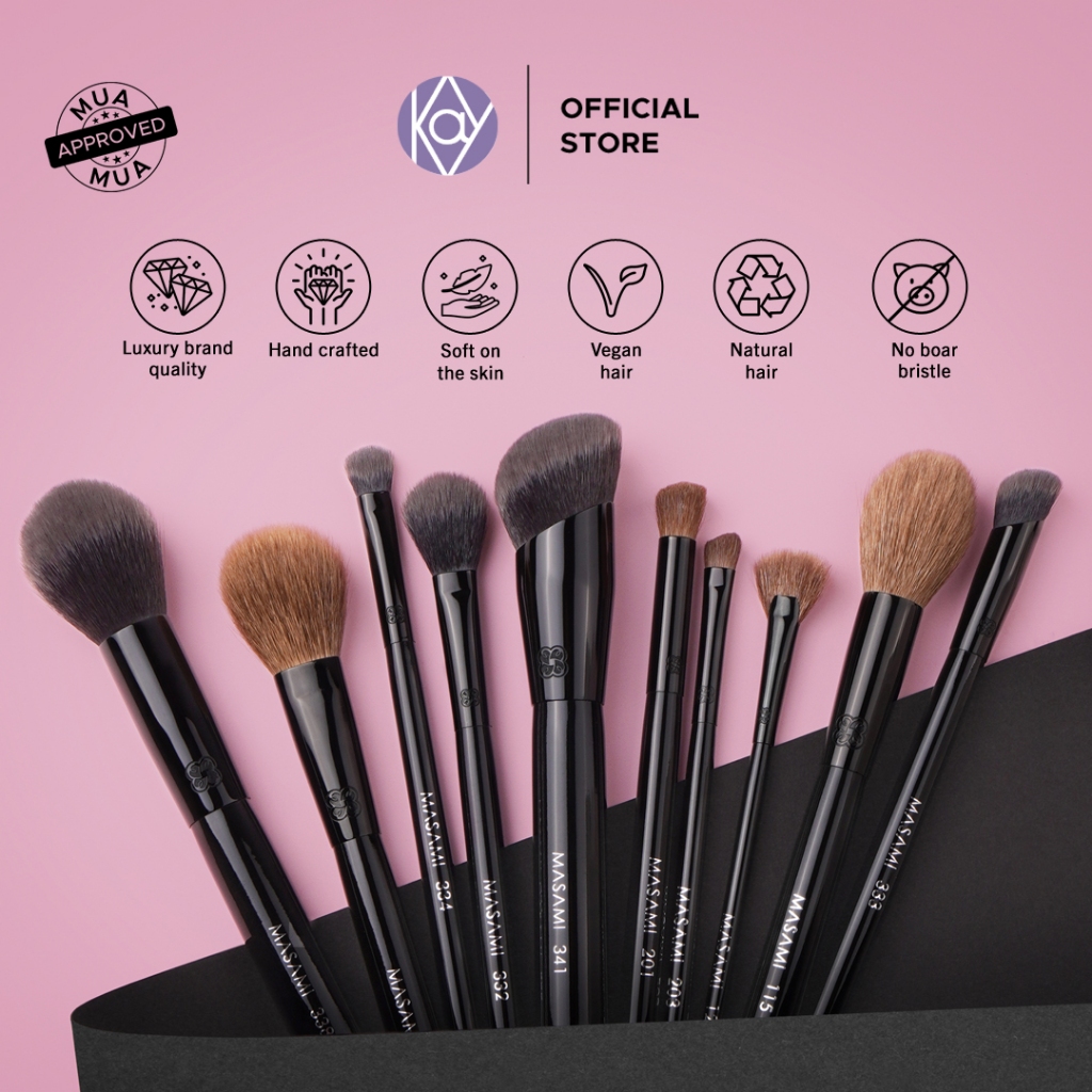 Jual Masami Brush 2.0 Tapered Blending / Kuas Eyeshadow / Powder Brush ...