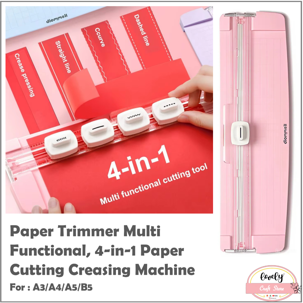 Jual LovelyCraftStore | Paper Trimmer 4-in-1, Paper Trimmer Multi ...