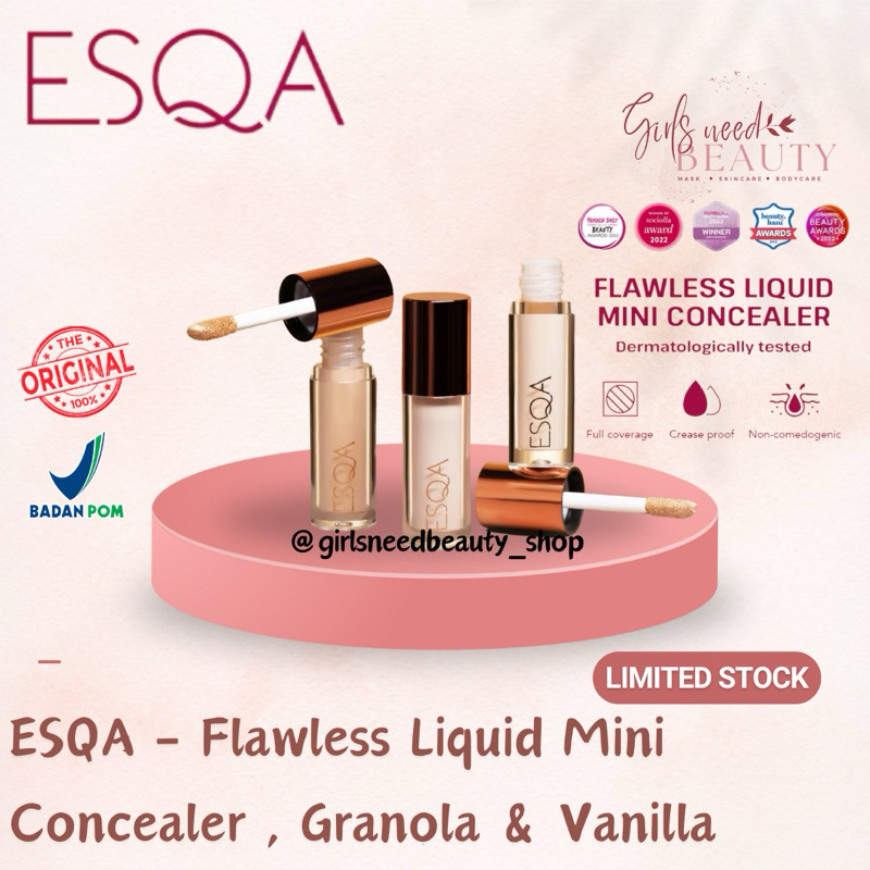 Jual ESQA Flawless Liquid MINI Concealer | Shopee Indonesia