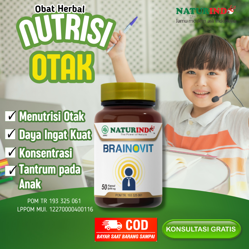 Jual Brainovit Vitamin Otak Anak Cerdas Dan Dewasa Peningkat Daya Ingat ...