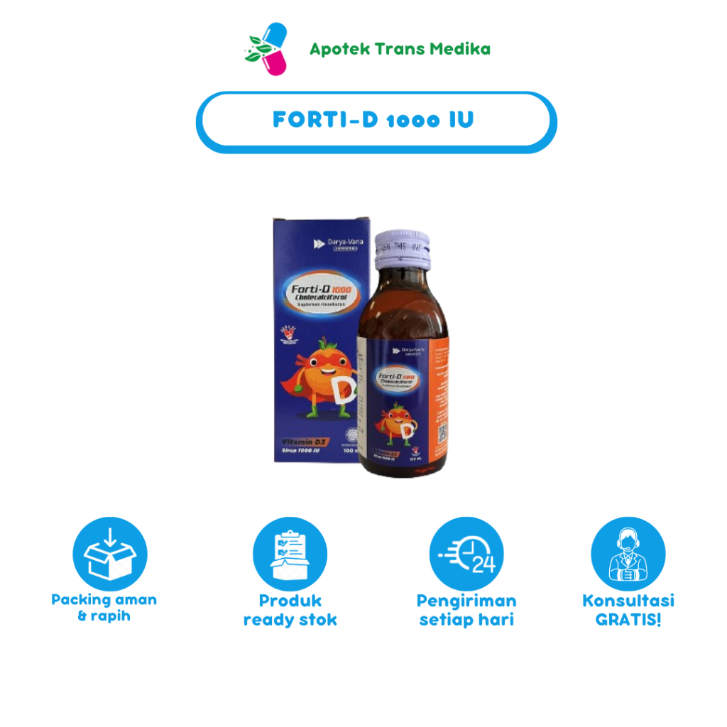Jual Forti-D 1000 IU Sirup 100 ml | Shopee Indonesia