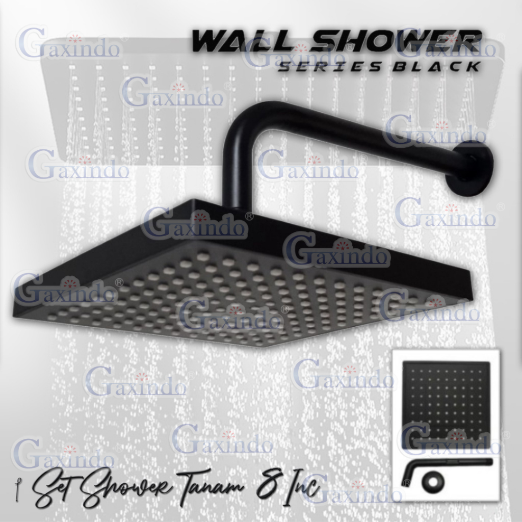 Jual SHOWER TEMBAK DINDING WALL SHOWER 6/8/10 INCH TANAM + TIANG ST2650 ...