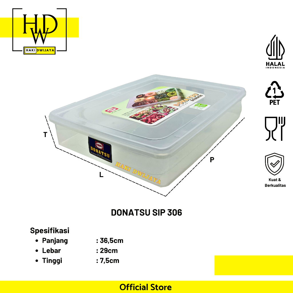 Jual Donatsu Box Donat / Tepak Donat 306 | Shopee Indonesia