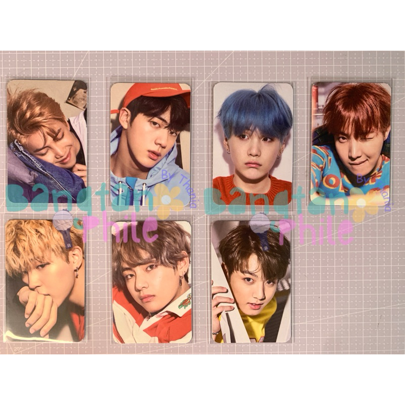 Jual BTS OFFICIAL PHOTOCARD - Love Yourself HER Vinyl RM, Jin, Suga, J-Hope, Jimin, V, Jungkook ...