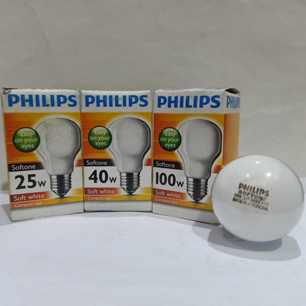 Jual BJ - DOP BOHLAM LAMPU PHILIPS SOFTONE | Shopee Indonesia