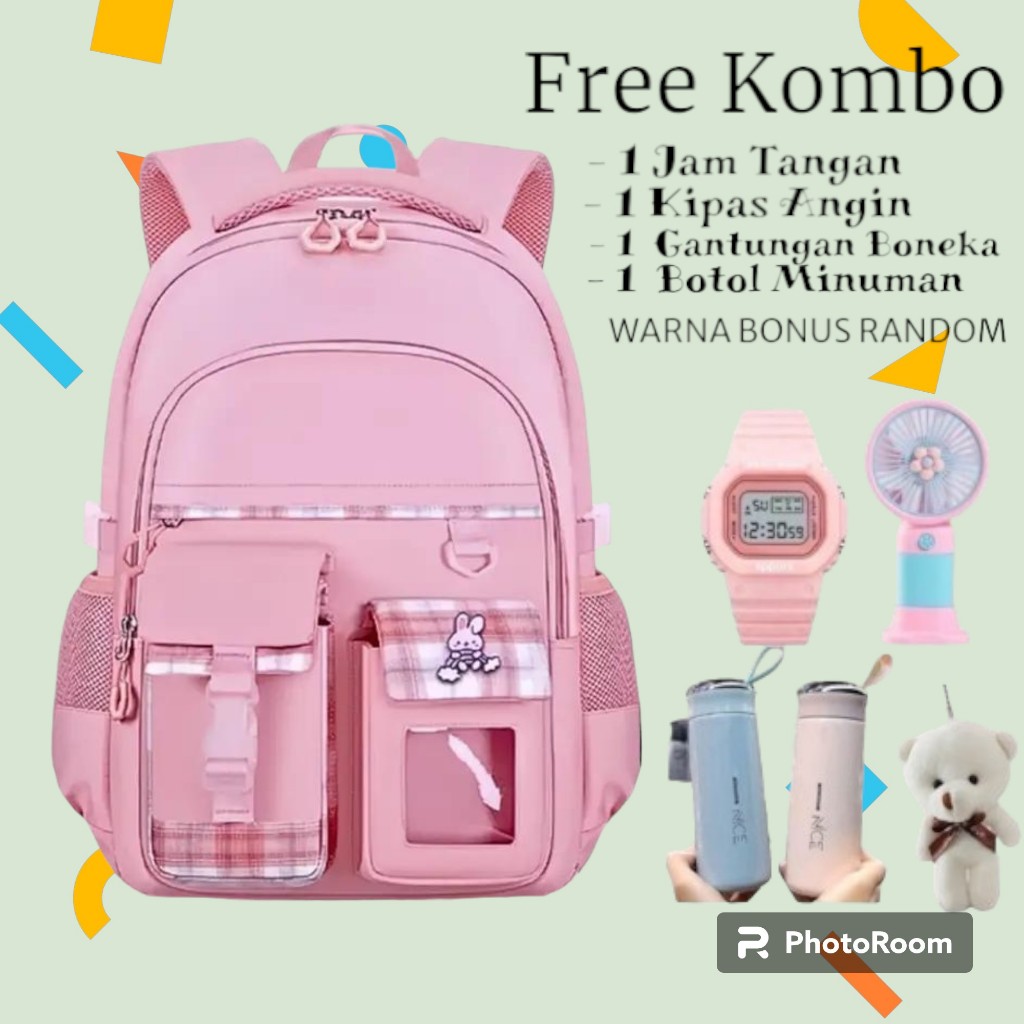 Jual TAS RANSEL MIKA TAS RANSEL SEKOLAH SD SMP SMA MODEL TERBARU MUAT BANYAK UKURAN BESAR ...