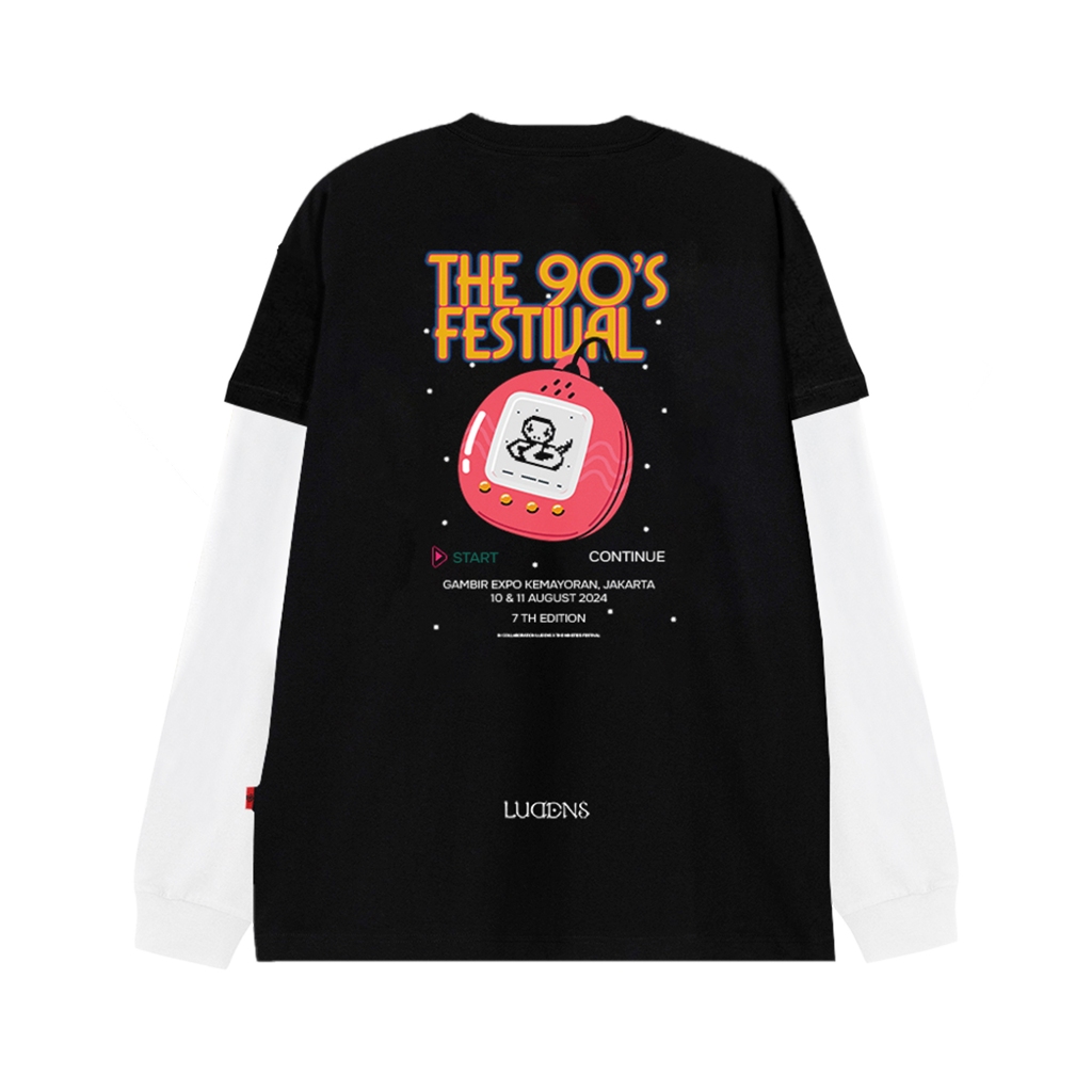 Jual Official Merchandise 90s Festival " Astro " Ds Black T-Shirt ...