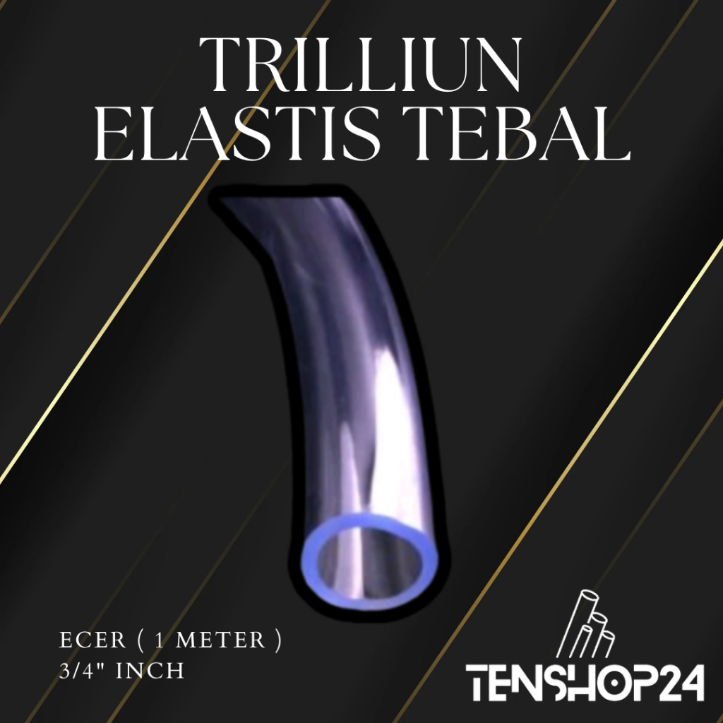 Jual Selang Air Elastis Tebal Trilliun 3/4" per meter ( Tebal & Anti Tekuk ) Selang Taman Kebun ...