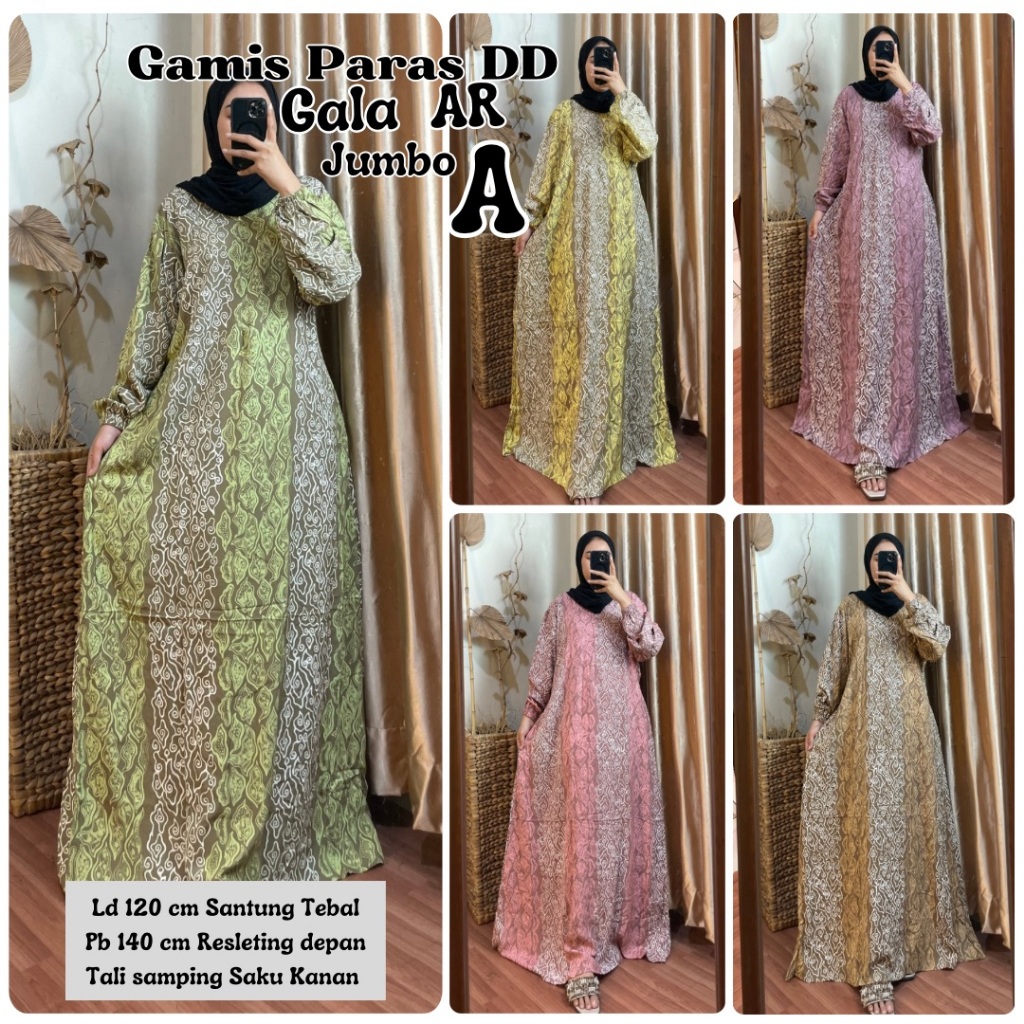 Jual [SERIAN 5 PCS] GAMIS PARAS GALA A/B | Shopee Indonesia