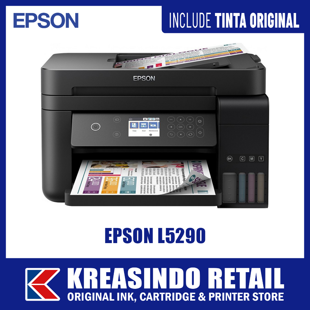 Jual Epson L5290 / L 5290 WiFi All-in-One Printer + ADF (Pengganti ...