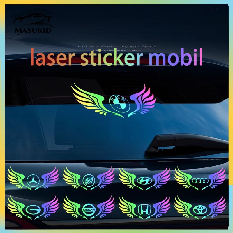 Jual Stiker Mobil 3D Hologram Sticker Print cutt Stiker racing Pack ...