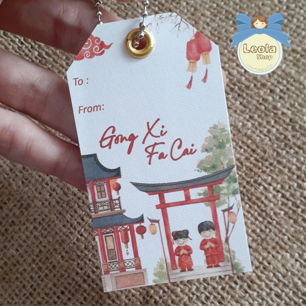 Jual Hang Tag IMLEK / Kartu Ucapan HAPPY CHINESE NEW YEAR FancyPaper | Shopee Indonesia