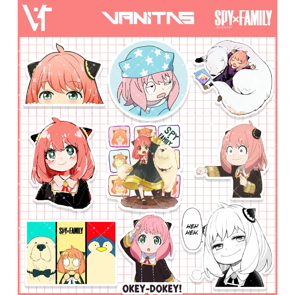 Jual Stiker/Sticker | Spy x Family Anya | Aesthetic | Shopee Indonesia