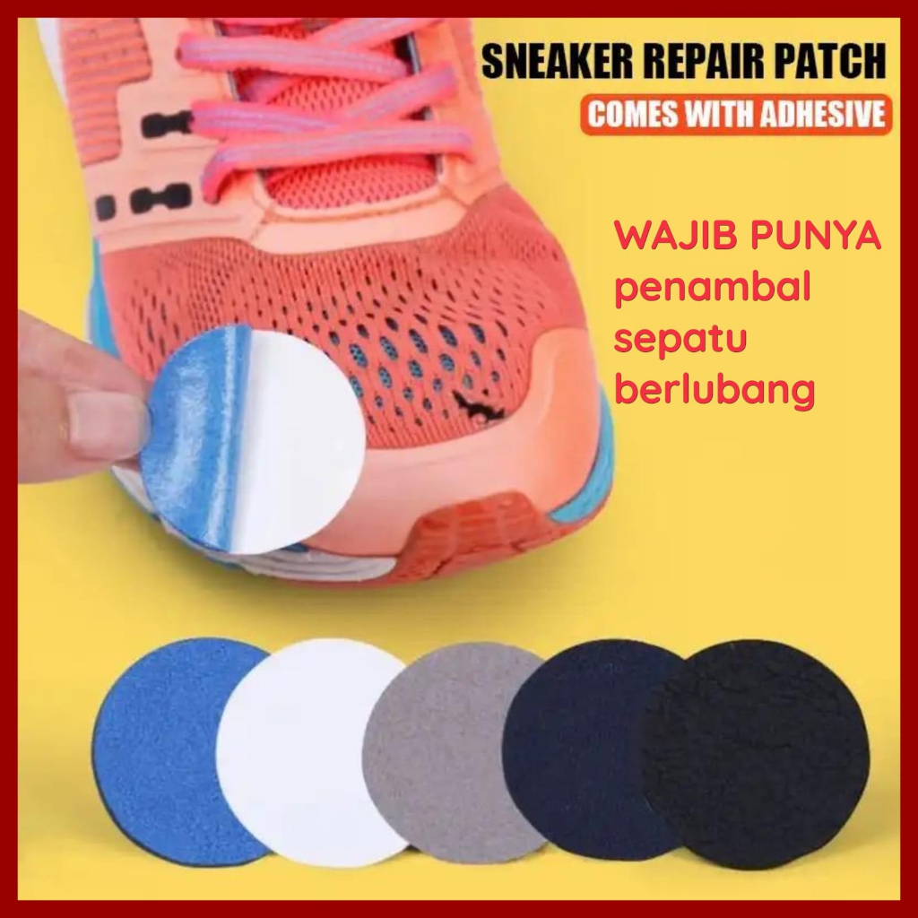 Jual [6 pcs] Sol Penambal Sepatu Bolong Sticker Shoes Repair Tinggal ...
