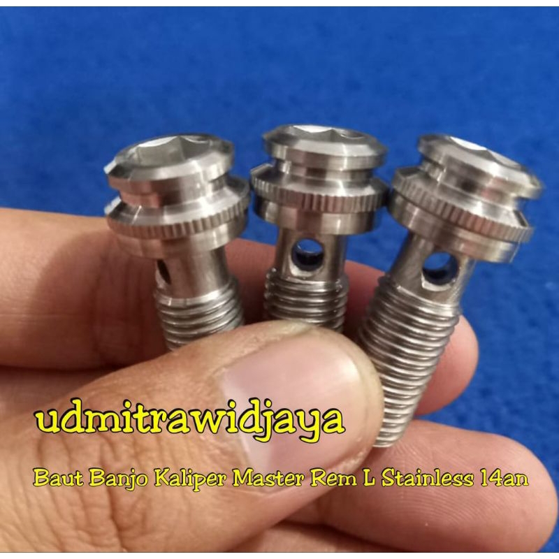 Jual baut nepel baut banjo model mahkota probolt selang rem probolt ...