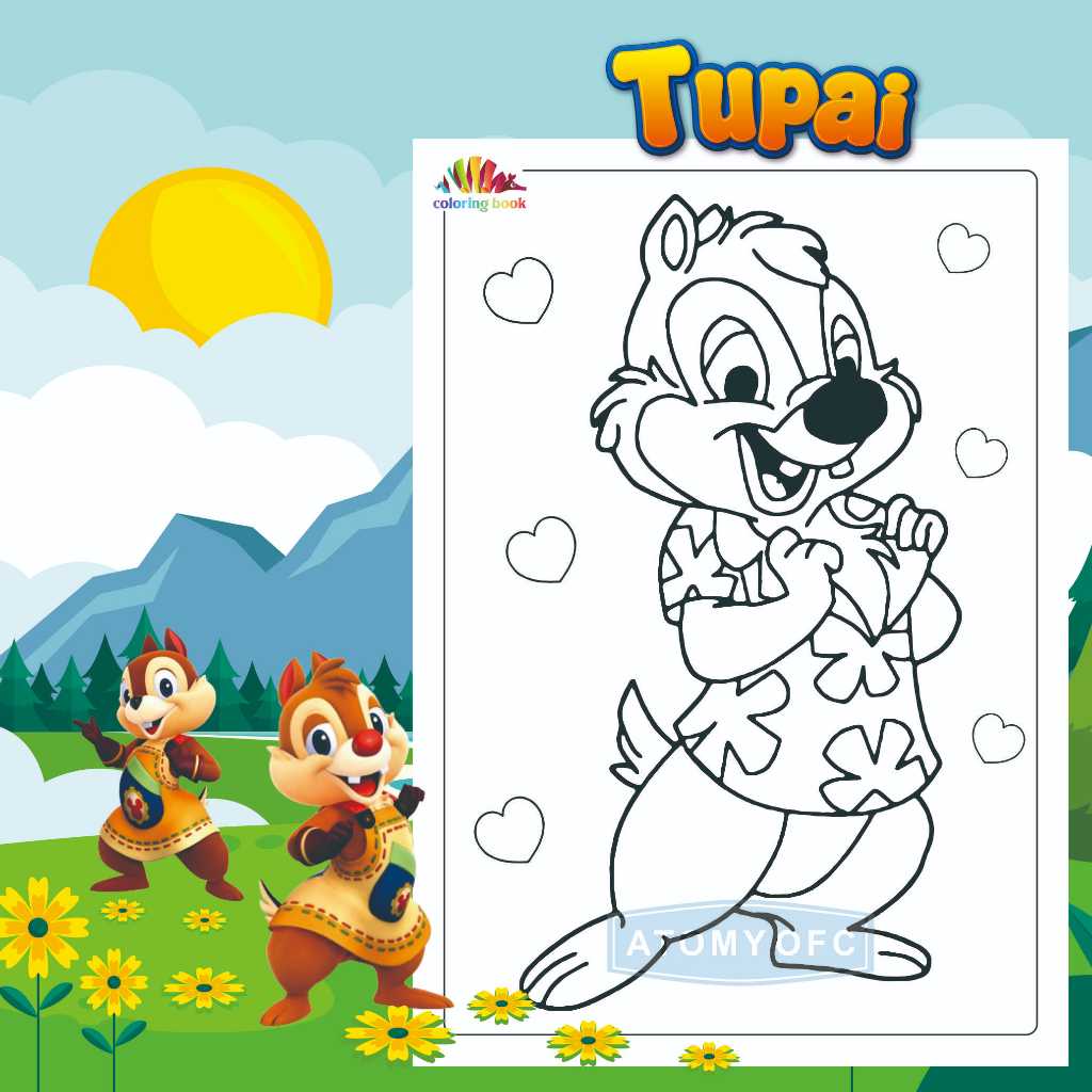 Jual KERTAS MEWARNAI / COLORING / KERTAS GAMBAR / TUPAI / KERTAS ...