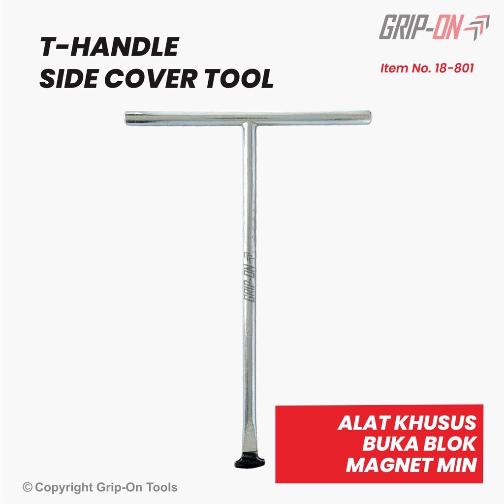 Jual Grip-On T-Handle Side Cover Tool Pembuka Tutup Magnet | Shopee ...