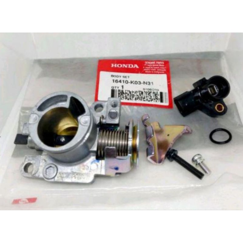 Jual Throttle Body Set Assy Asli AHM Revo 110 FI 16410-K03-N31 | Shopee ...
