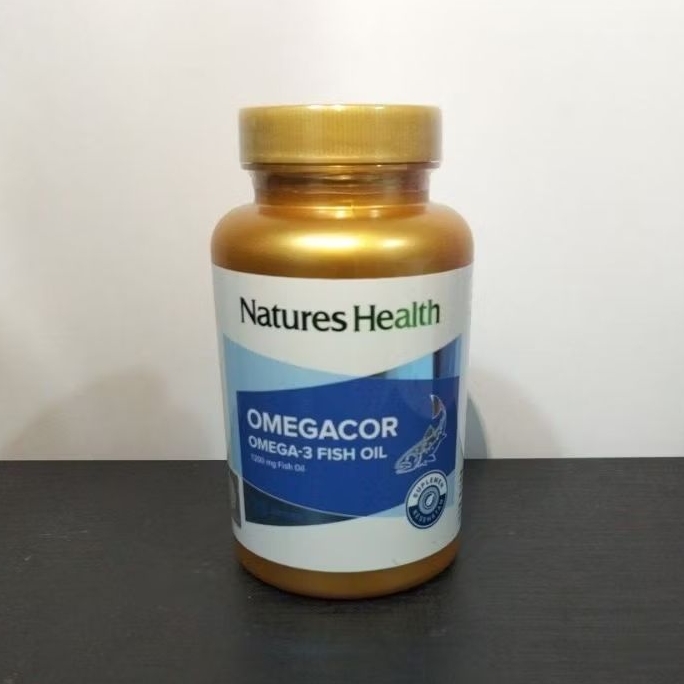Jual Omegacor Nature's Health omega 3 fish oil 75 softgel | Shopee ...
