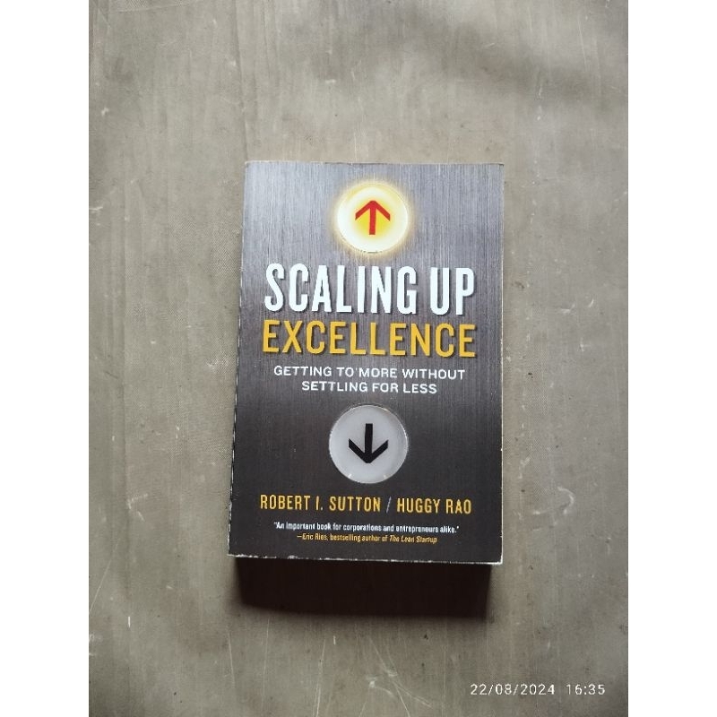 Jual Buku Ekonomi & Bisnis - Manajemen, SCALING UP EXCELLENCE Getting ...