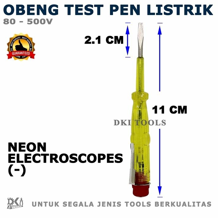 Jual TRIANGLE Obeng Tespen Testpen Test Pen Listrik Lampu Minus Neon ...