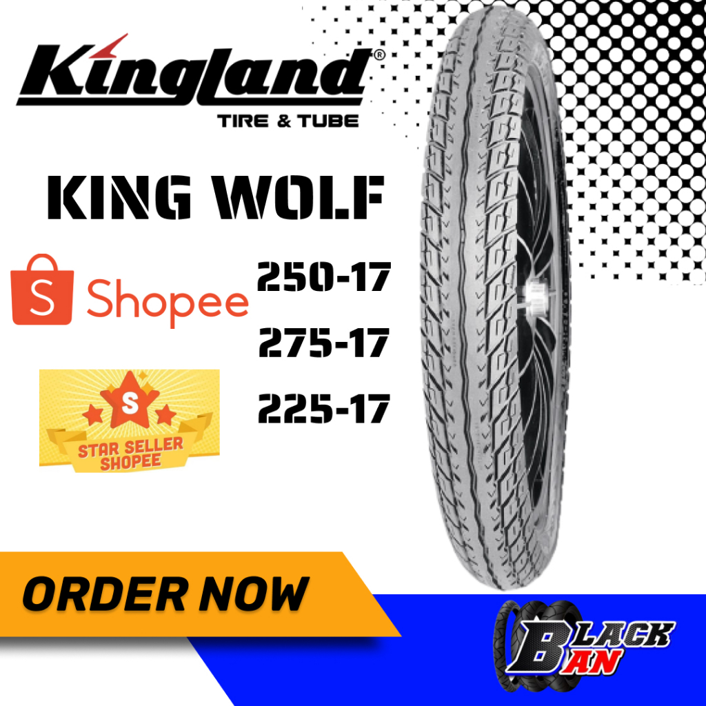 Jual BAN LUAR KINGLAND KING WOLF TT(TUBE TYPE) | Shopee Indonesia