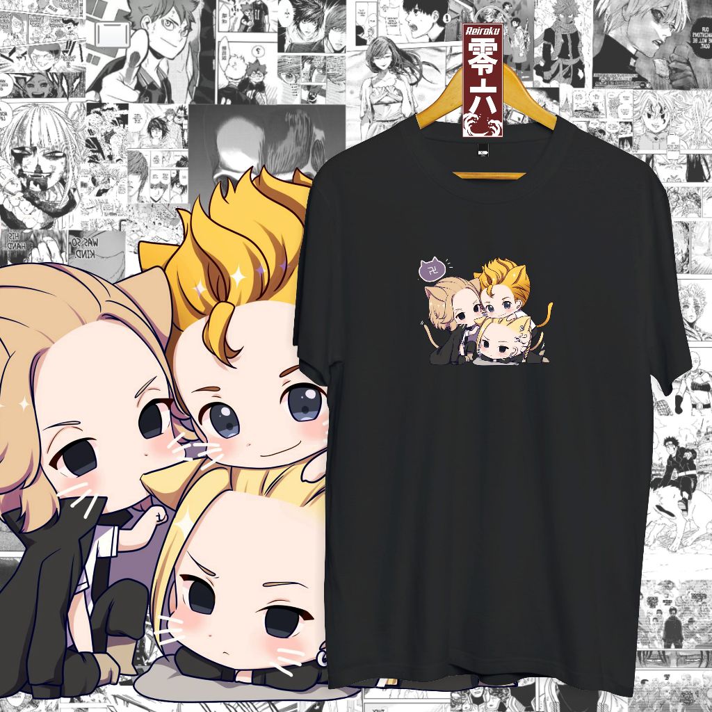 Jual Kaos Trio Toman Tokyo Revengers Kaos Anime manga wibu otaku ...