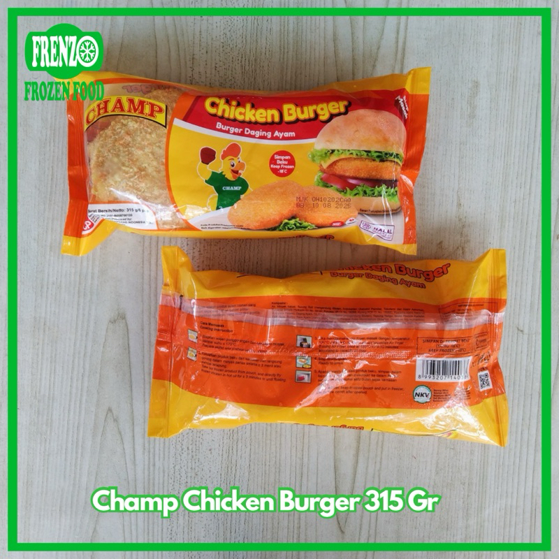 Jual Champ Chicken Burger isi 6 | Shopee Indonesia
