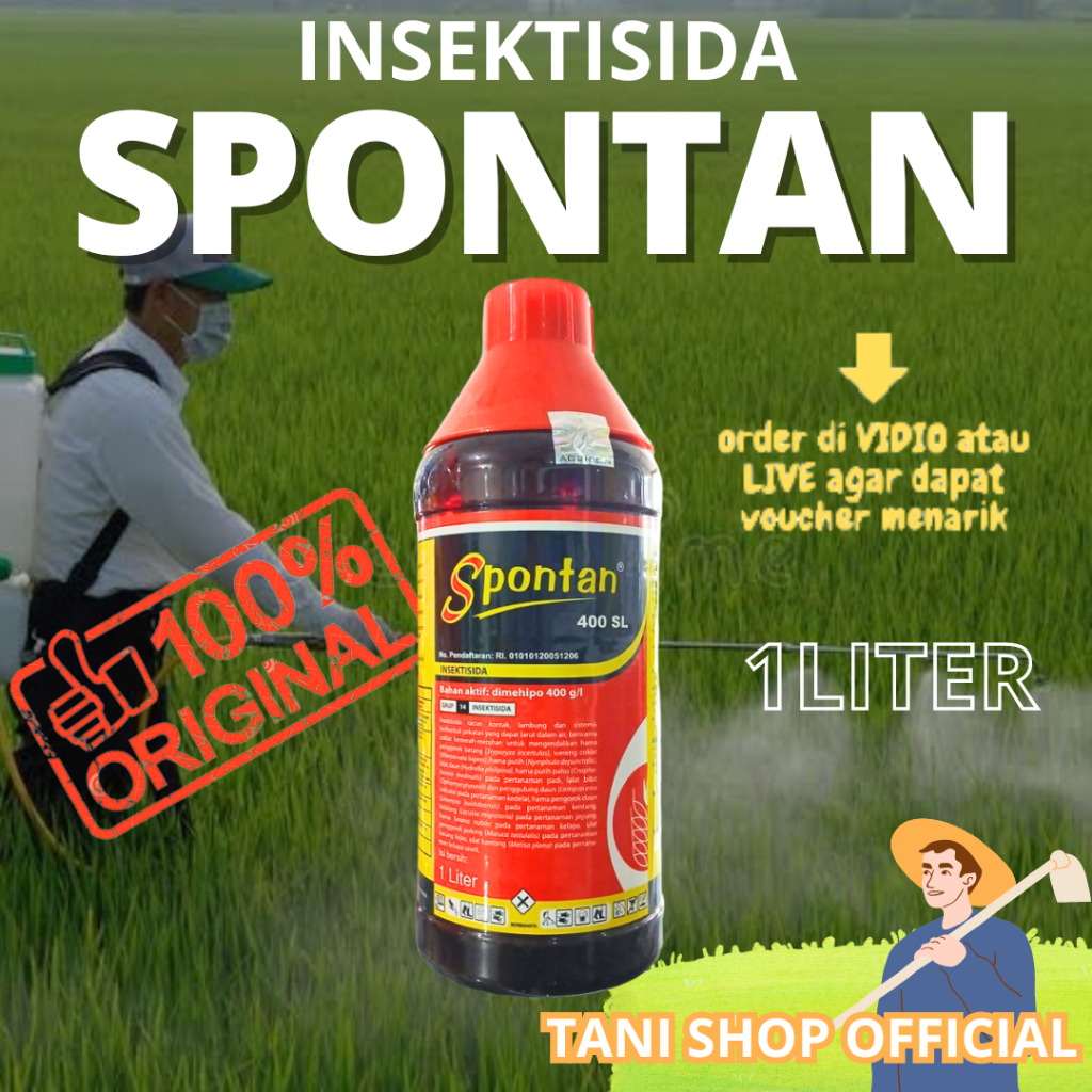 Jual Spontan 400 SL Insektisida 1 Liter - Solusi Efektif Pengendalian ...