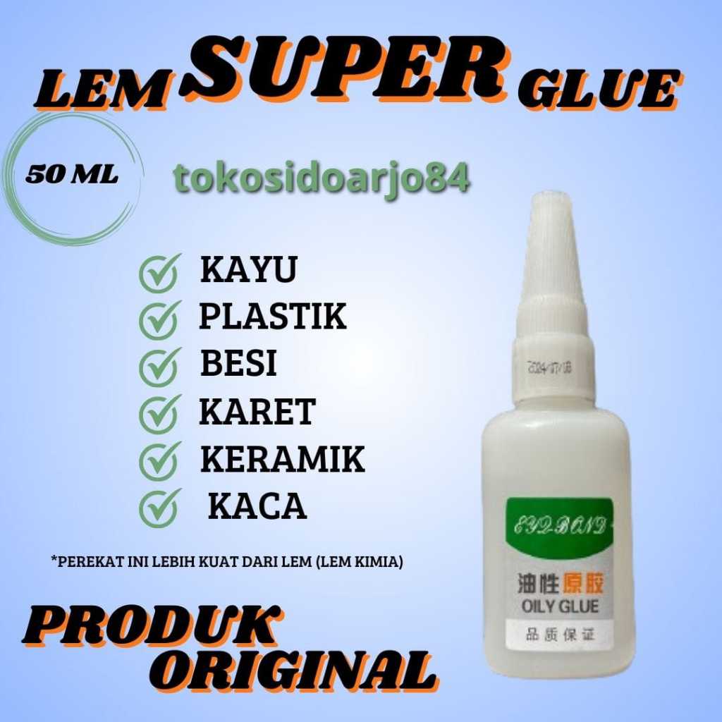 Jual Lem Super Glue Serbaguna Cairan Super Perekat Kuat Lem Korea G Lem ...