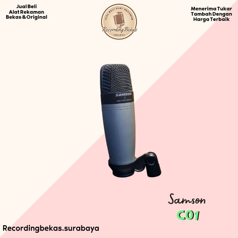 Jual Condenser Microphone Samson C01 (Bekas) | Shopee Indonesia