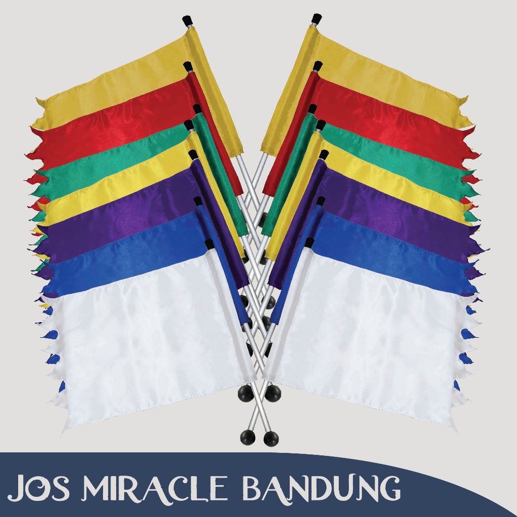 Jual Gereja - Flag Banners ( Satu Pasang ) Set - Bandul Karet - Satin ...