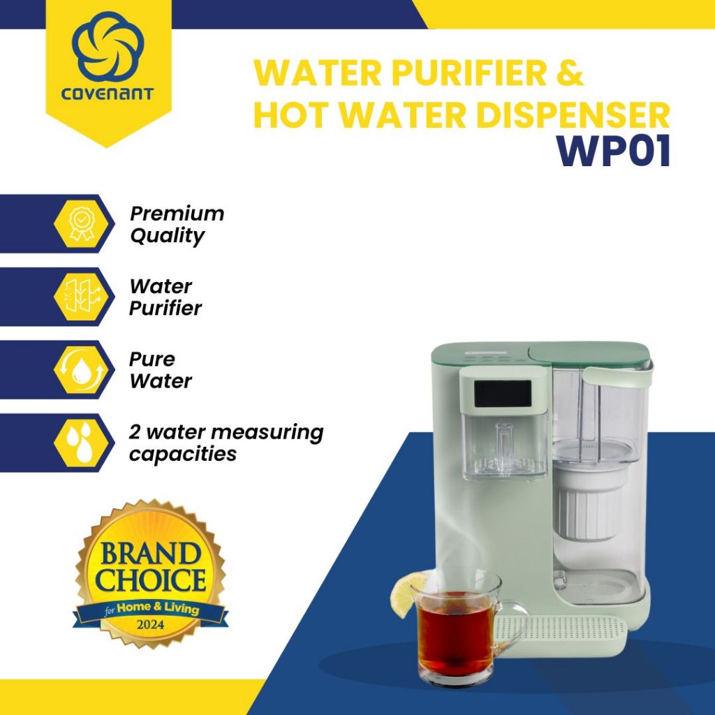 Jual Covenant WP01 Water Purifier & Dispeneser 2in1 With Filter penjernih air minum | Shopee ...