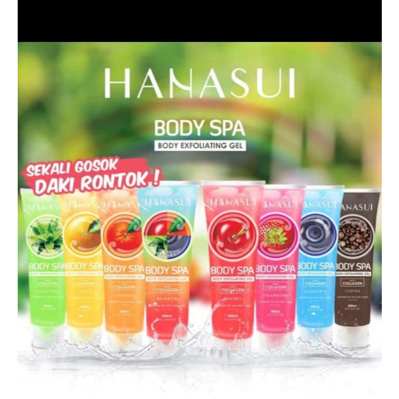 Jual Hanasui Body Spa Exfoliating Gel | Shopee Indonesia
