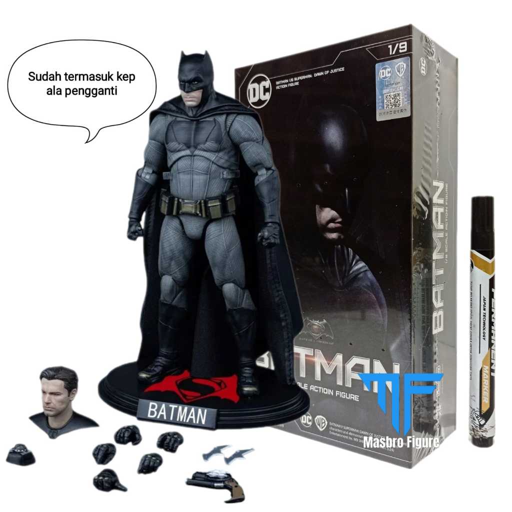 Jual Action Figure Fondjoy DC Batman V Superman Dawn of Justice BVS 1/9 ...