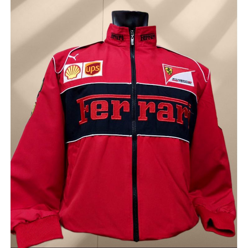 Jual Jacket FERRARI Vintage Formula 1 Nascar Racing Full Bordir ...