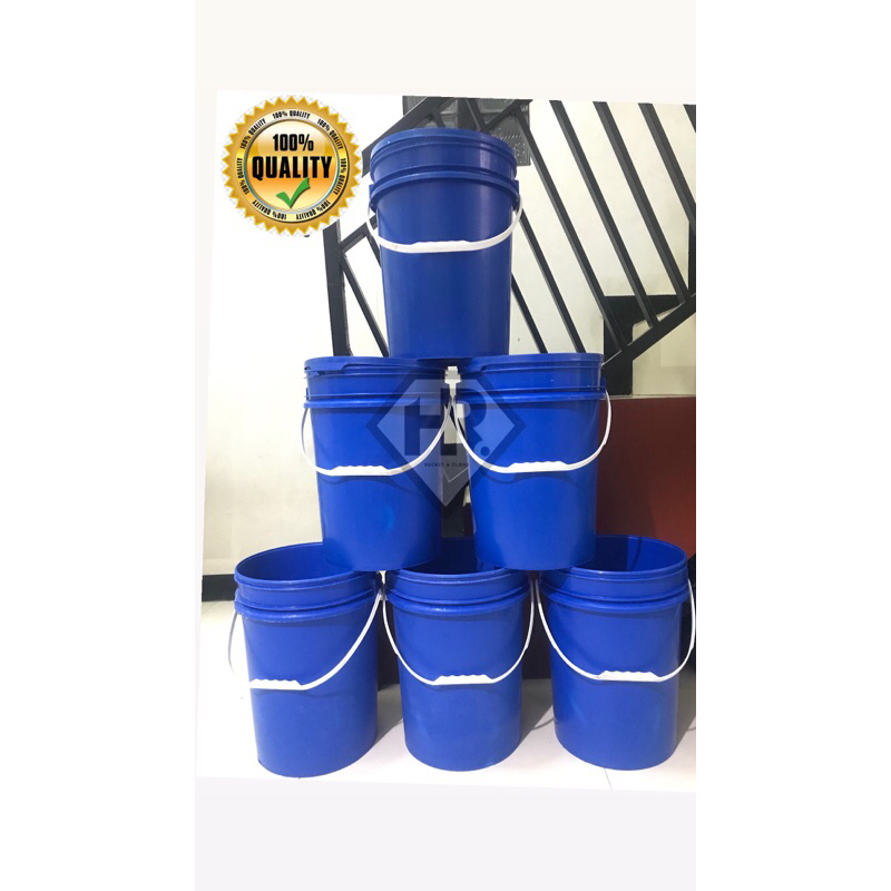Jual Ember 25kg warna biru Berkualitas dengan tutup | Shopee Indonesia