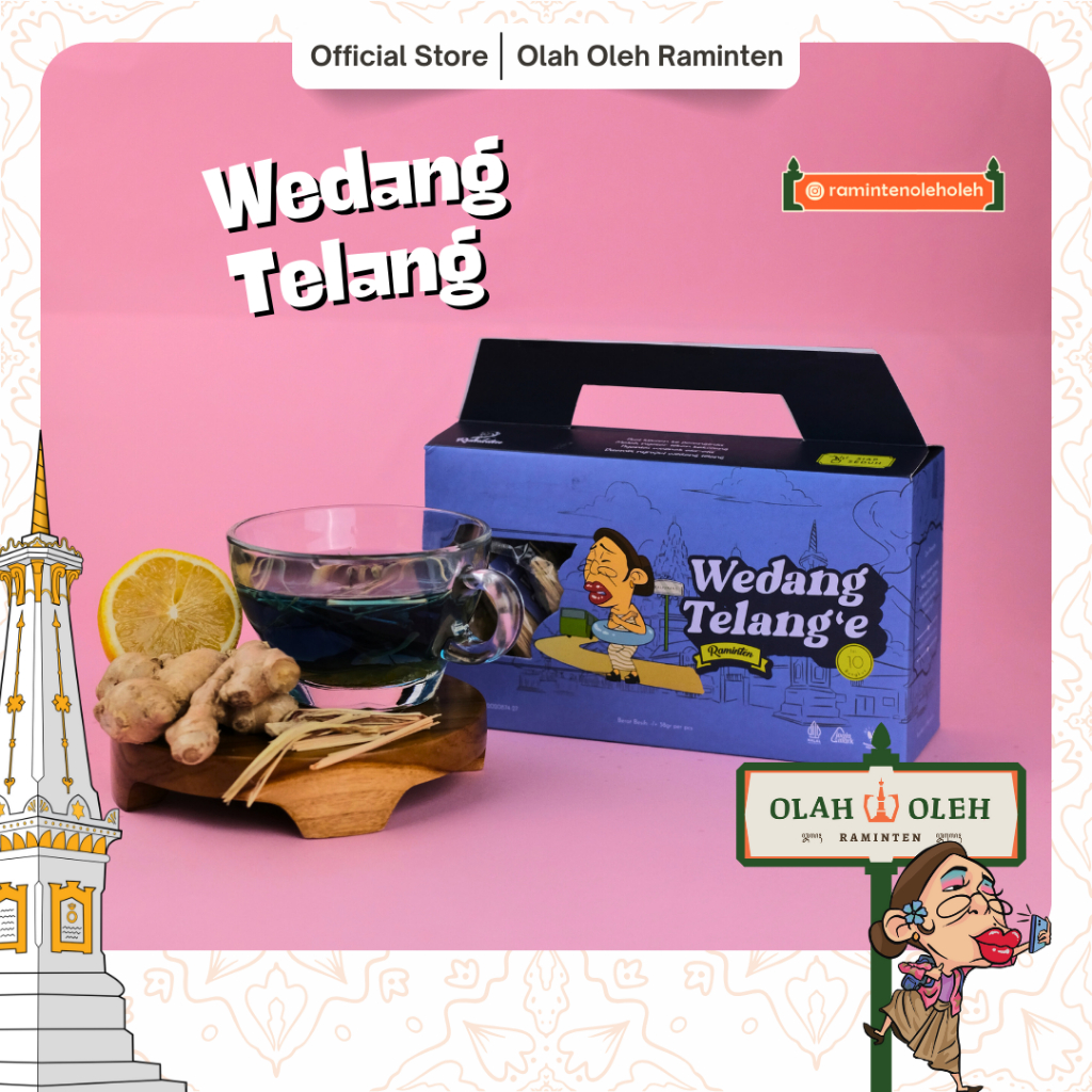 Jual Wedang Telang'e Raminten 10 pax Original Bahan Alami Premium Teh ...