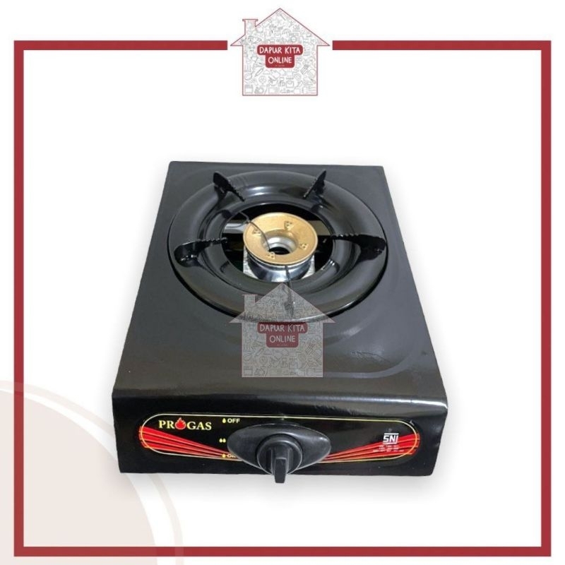 Jual Kompor Gas 1 TK 169 Teflon Progas / Kompor Gas 1 Tungku KM 201 / Kompor Gas GSF G-3615 ...