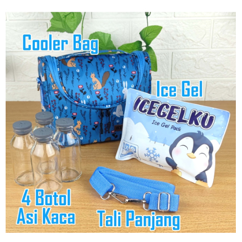 Jual Cooler Bag Asi Free Botol Asi + Ice Gel Simple Model | Shopee ...