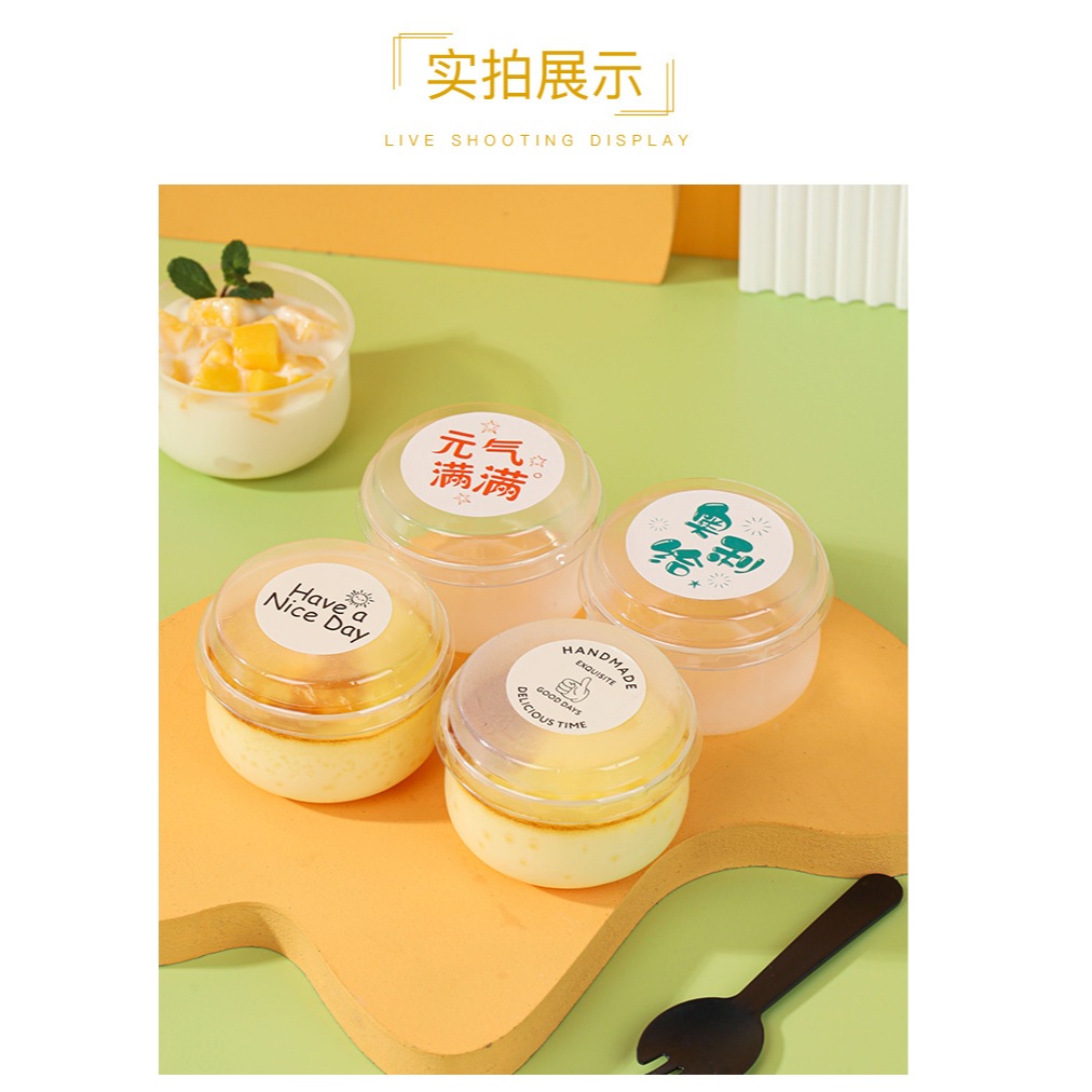 Jual cup puding tahan panas isi 10 pcs / cetakan puding tempat puding ...