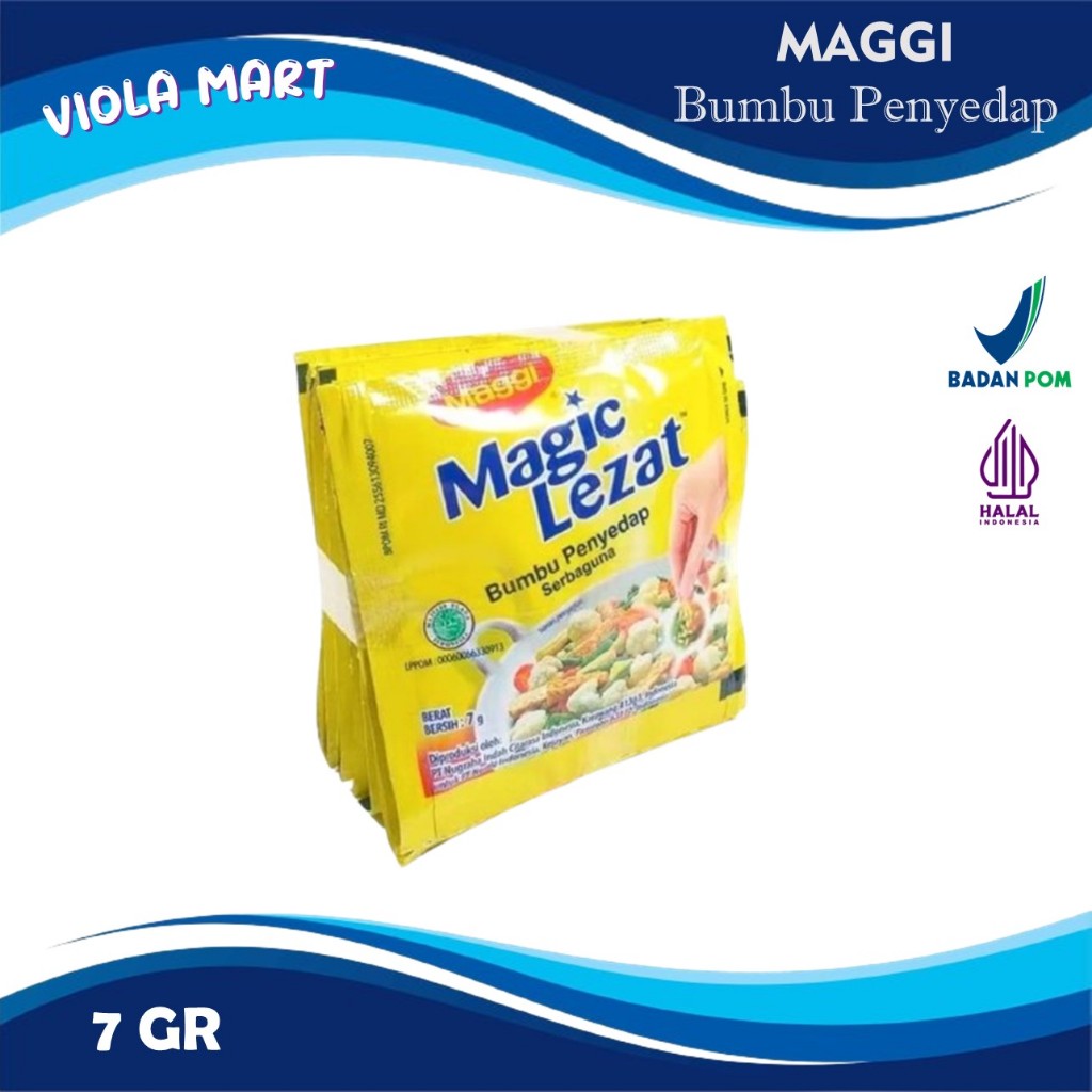Jual MAGGI Magic Lezat 7gr / Penyedap Rasa Serbaguna (1 Renteng ...